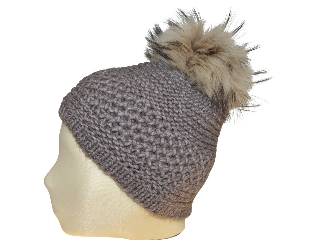 EVA POMPON TAUPE – Mauerer