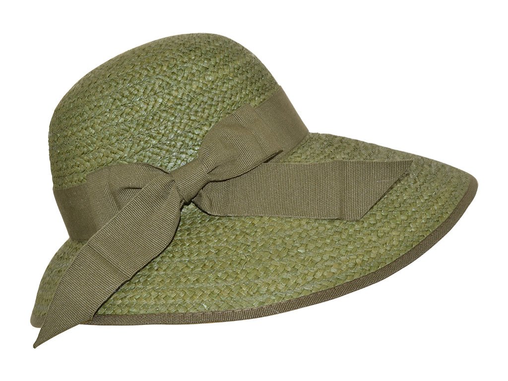 Große Raffia Schute Oliv – Mauerer