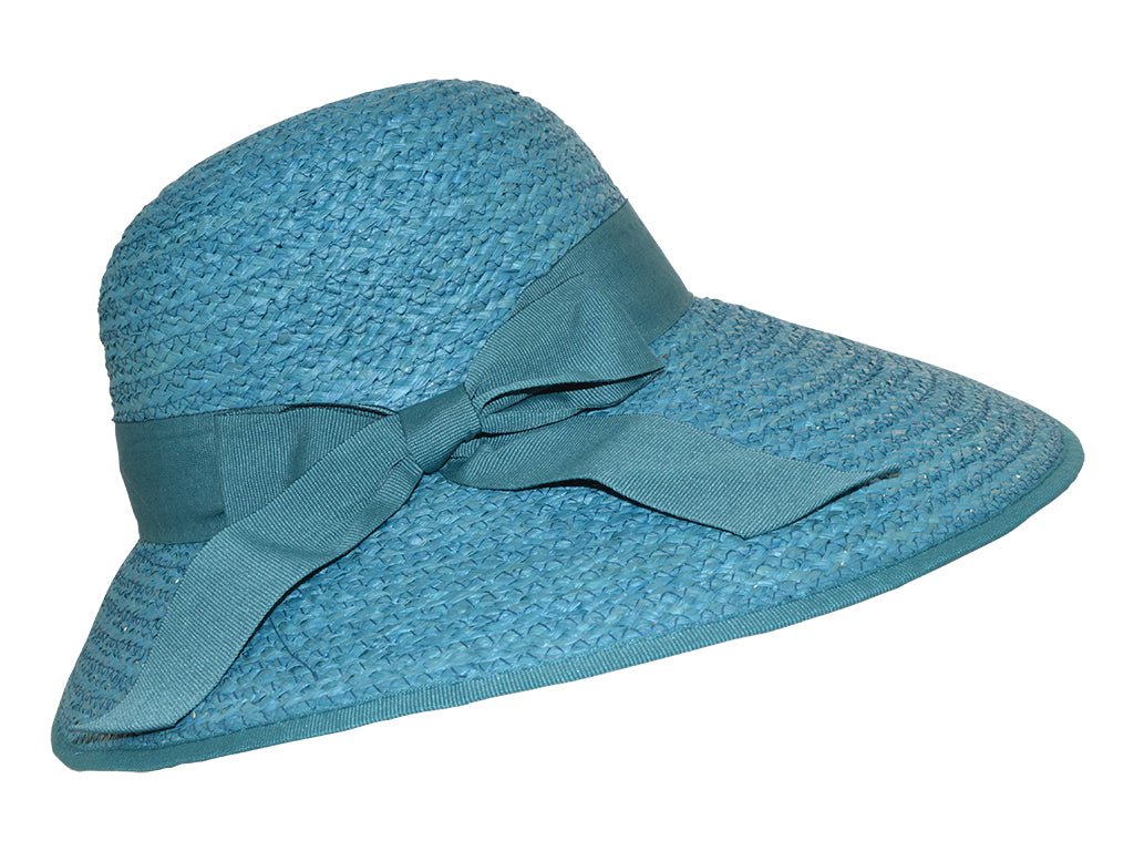 GROßE RAFFIA SCHUTE MAUERER TÜRKIS – Mauerer