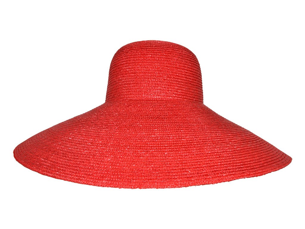GROßER FEINER STROHFLAPPER MAUERER ROT – Mauerer