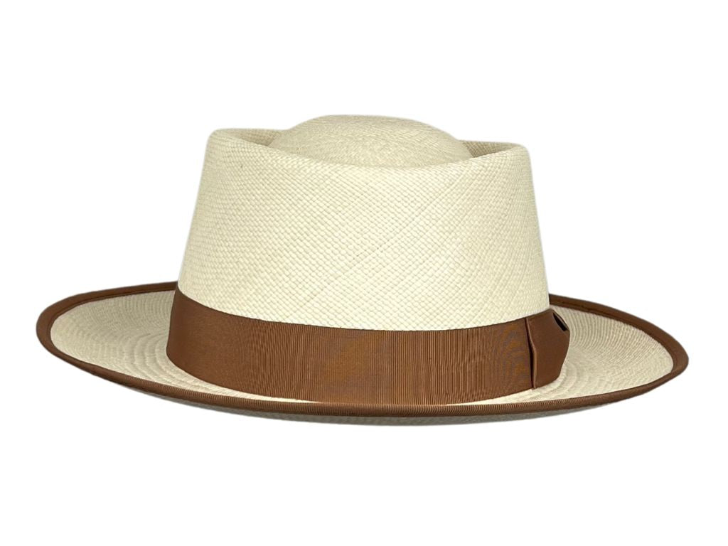 Pork Pie Panama Bahia Mauerer Bleached