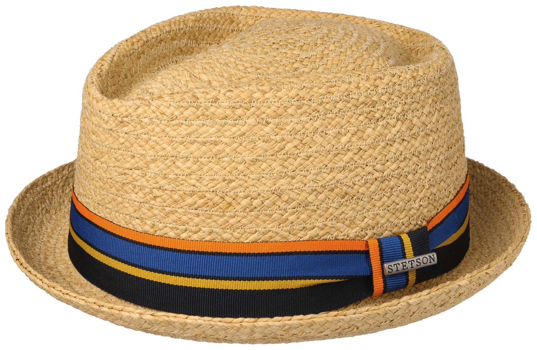 PORK PIE DIAMOND RAFFIA STETSON NATUR – Mauerer